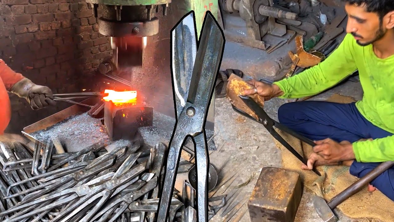 How Metal Sheets Cutting Scissors Are Manufacture || wonderfull Metal ...