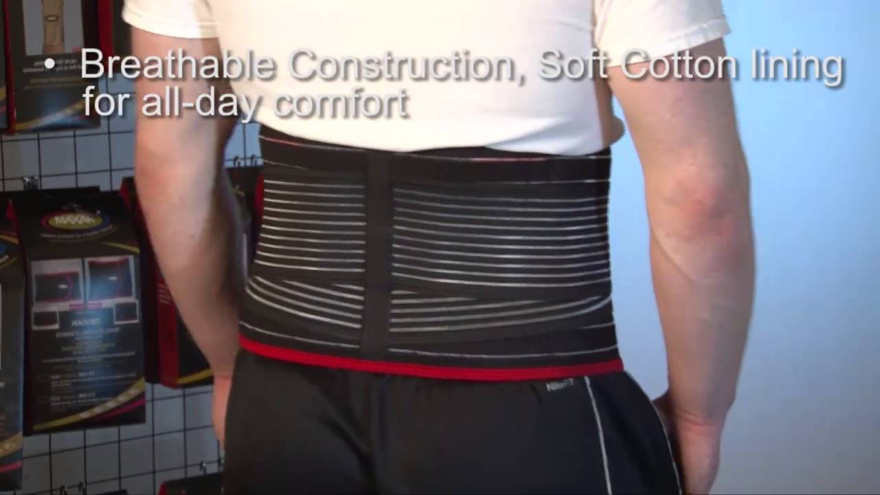 MAXAR Bio-Magnetic Back Support Belt - Deluxe Far Infared with Cera ...