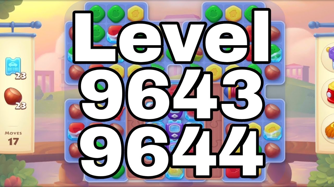 How to clear level 9643 and 9644 in Township - YouTube
