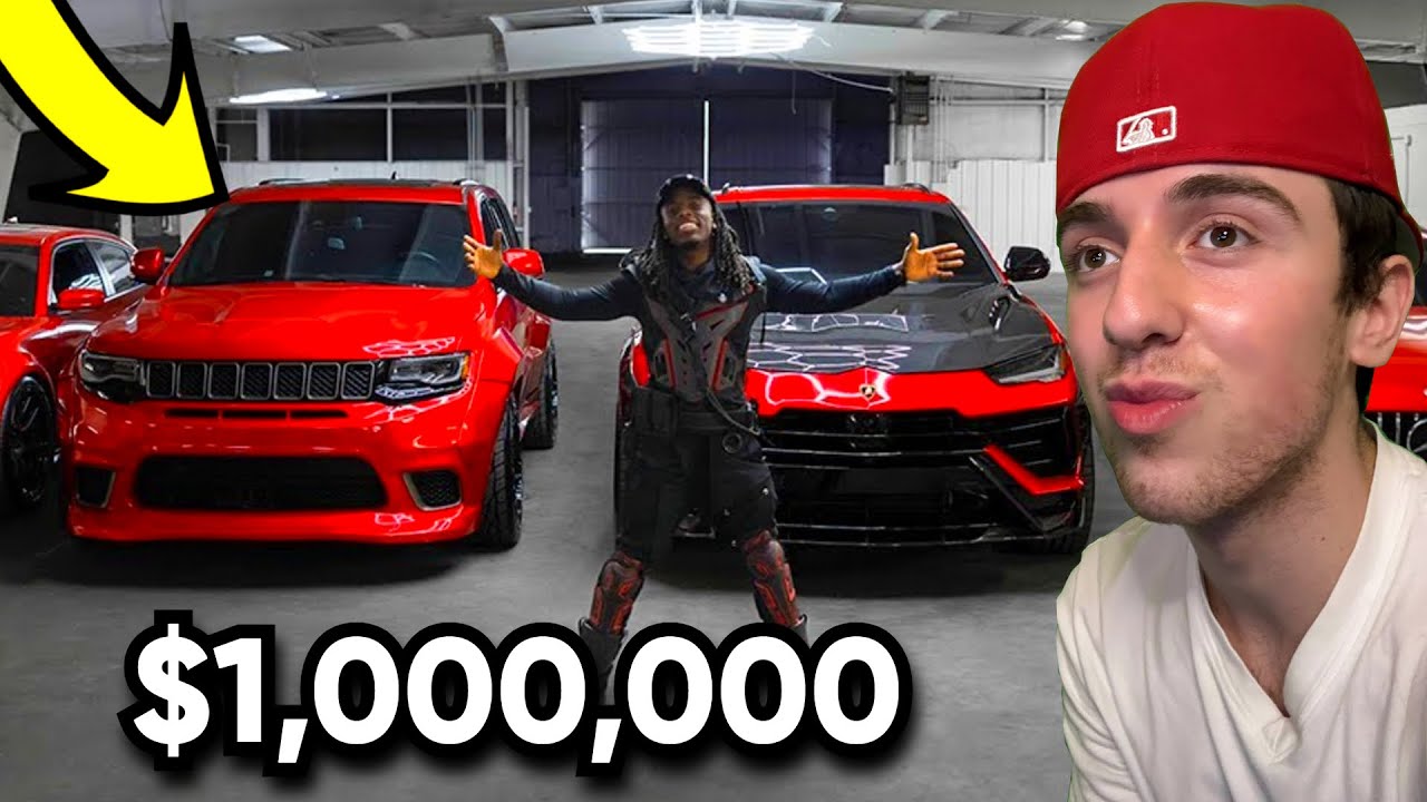 JoJewyd Reacts To Kai Cenat NEW Car Collection.. - YouTube