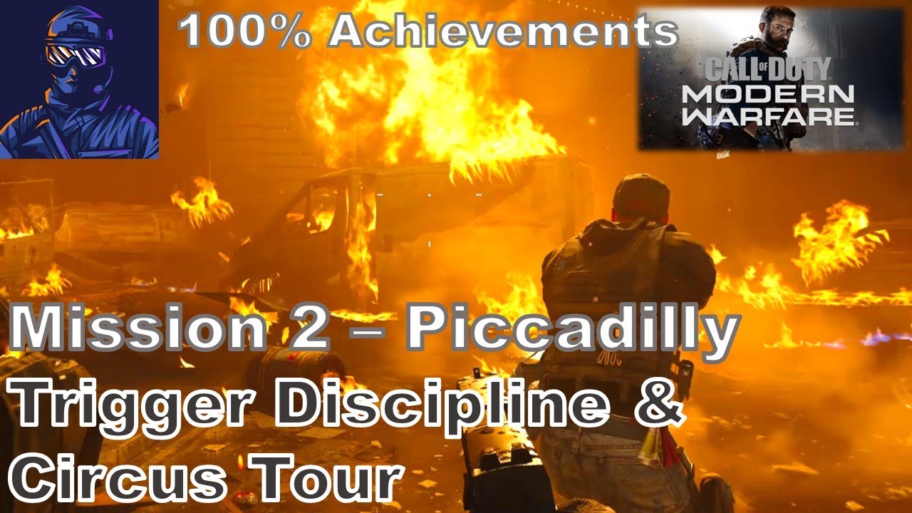 CoD Modern Warfare 2019: Mission 2 - Piccadilly (100% Achievement ...