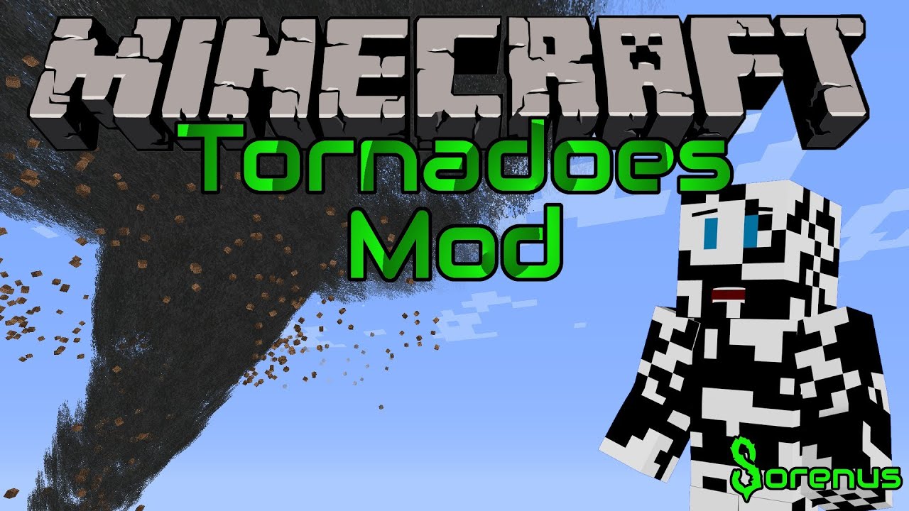 TORNADOES IN MINECRAFT! | Mod for Minecraft 1.6.2 | Sorenus Mods 116 ...