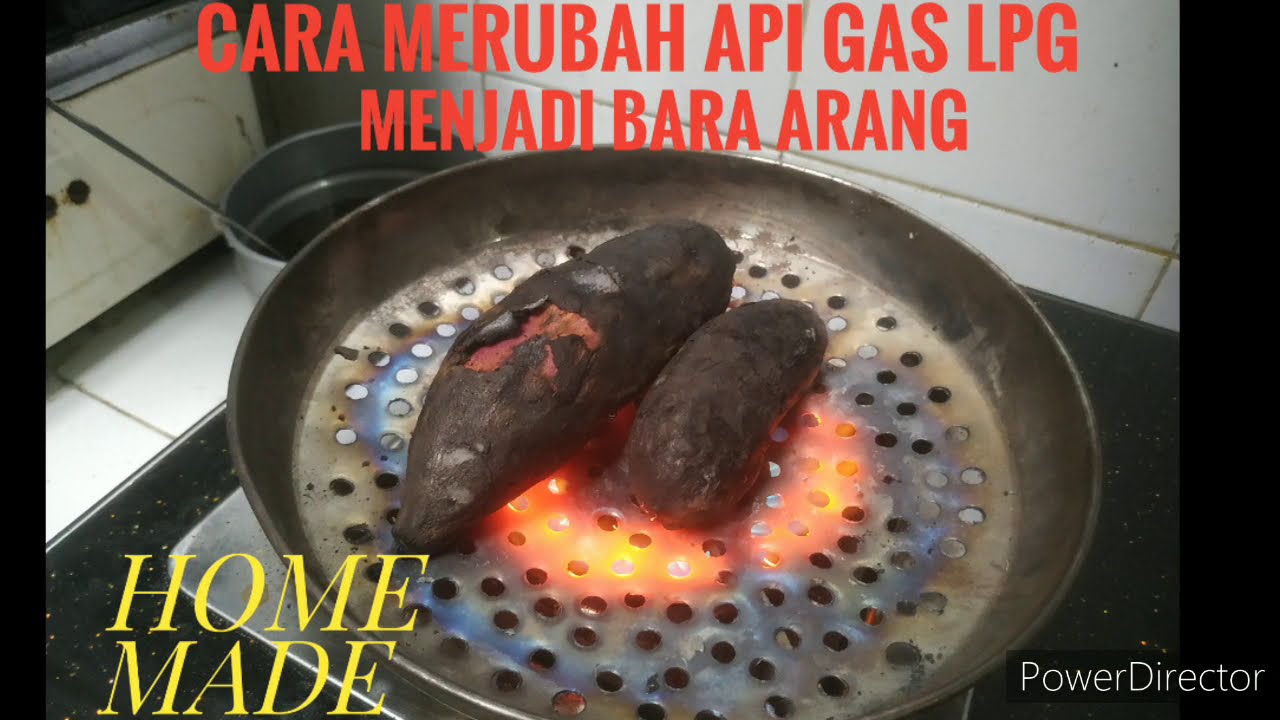 CARA MERUBAH API LPG MENJADI BARA ARANG Wawan hernawan - YouTube