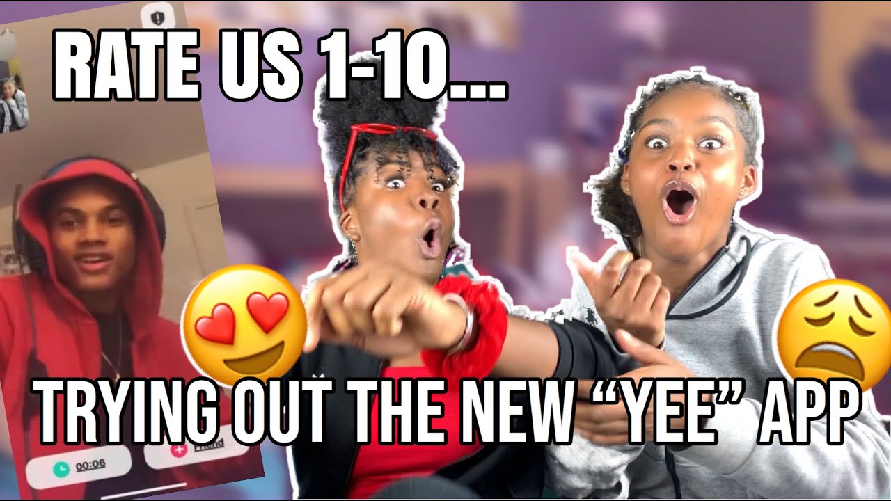TRYING OUT THE NEW MONKEY APP "YEE"| ASKING RANDOM GUYS TO RATE US 1-10 ...