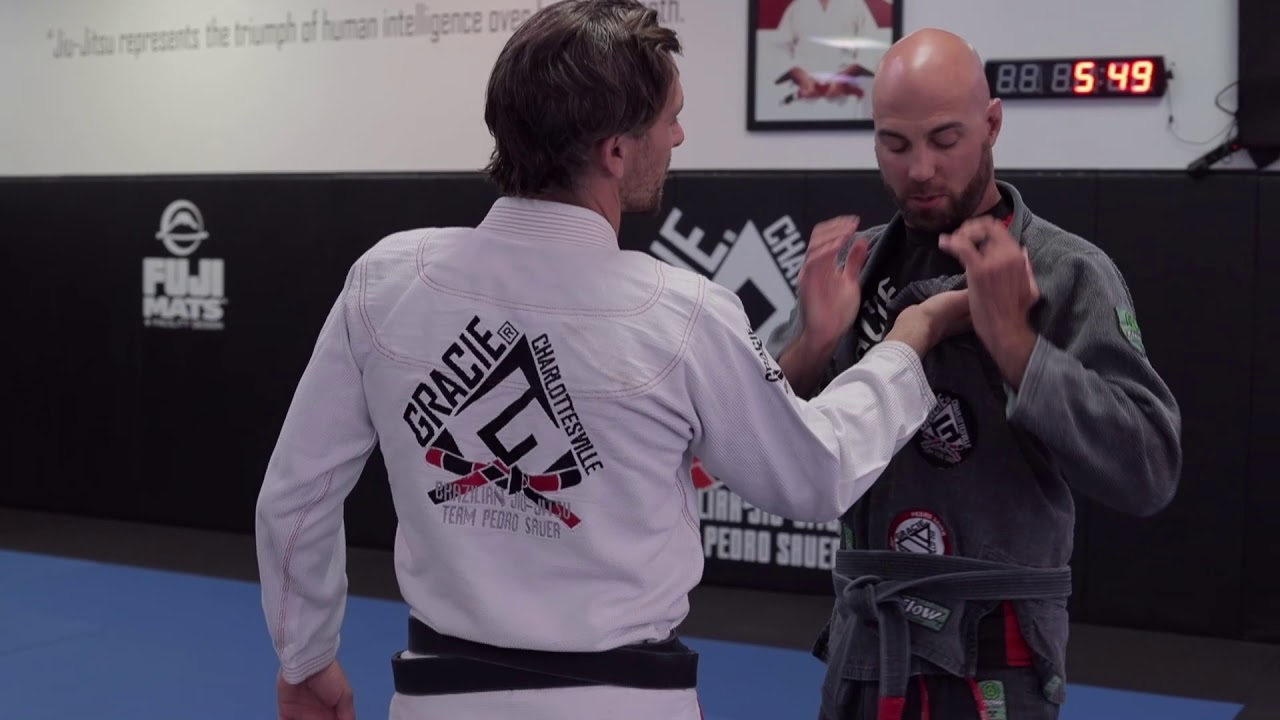 Jiu-Jitsu Defense to the Lapel Grab with Palm Up by Gracie ...