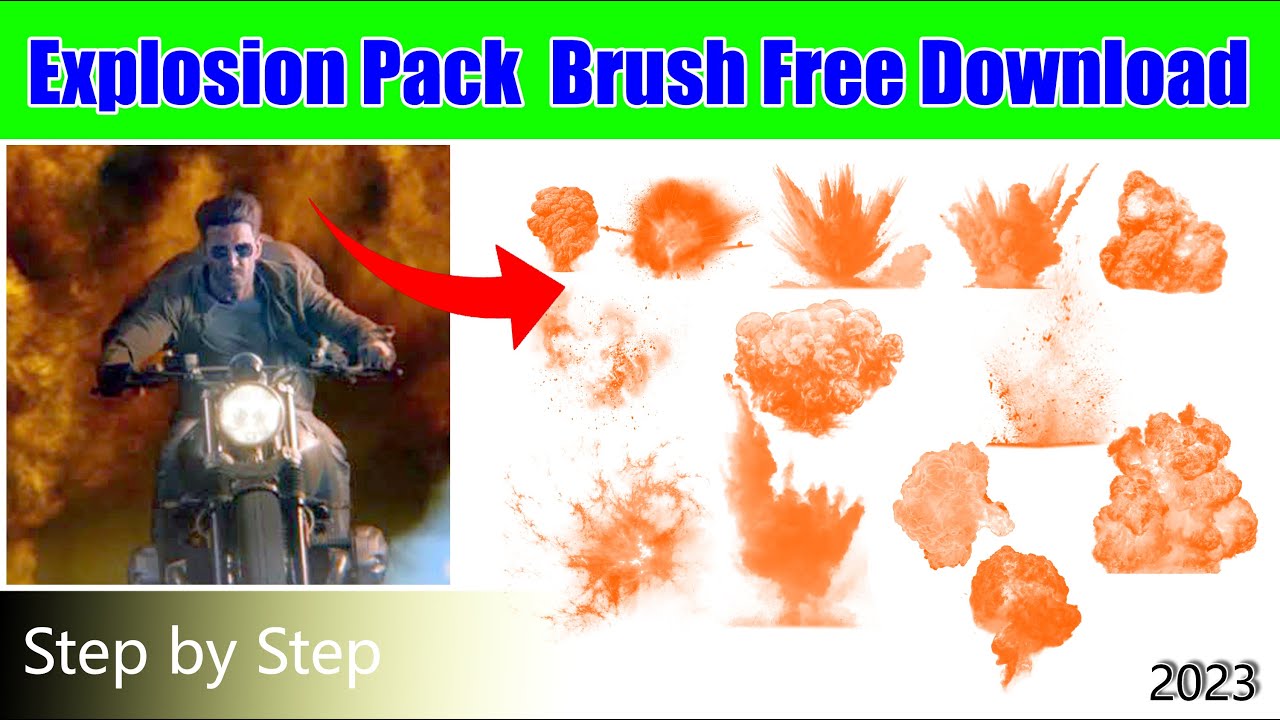 How To Download And Install Explosion Brush In Photoshop - YouTube