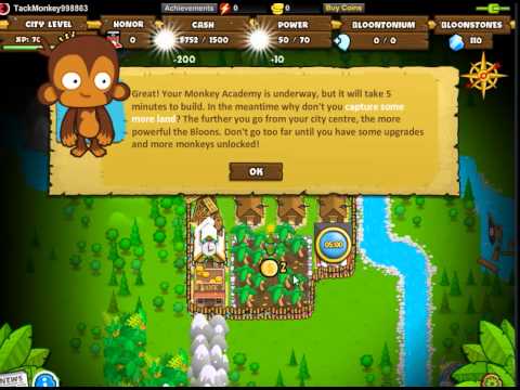 Me playing BTD city - YouTube
