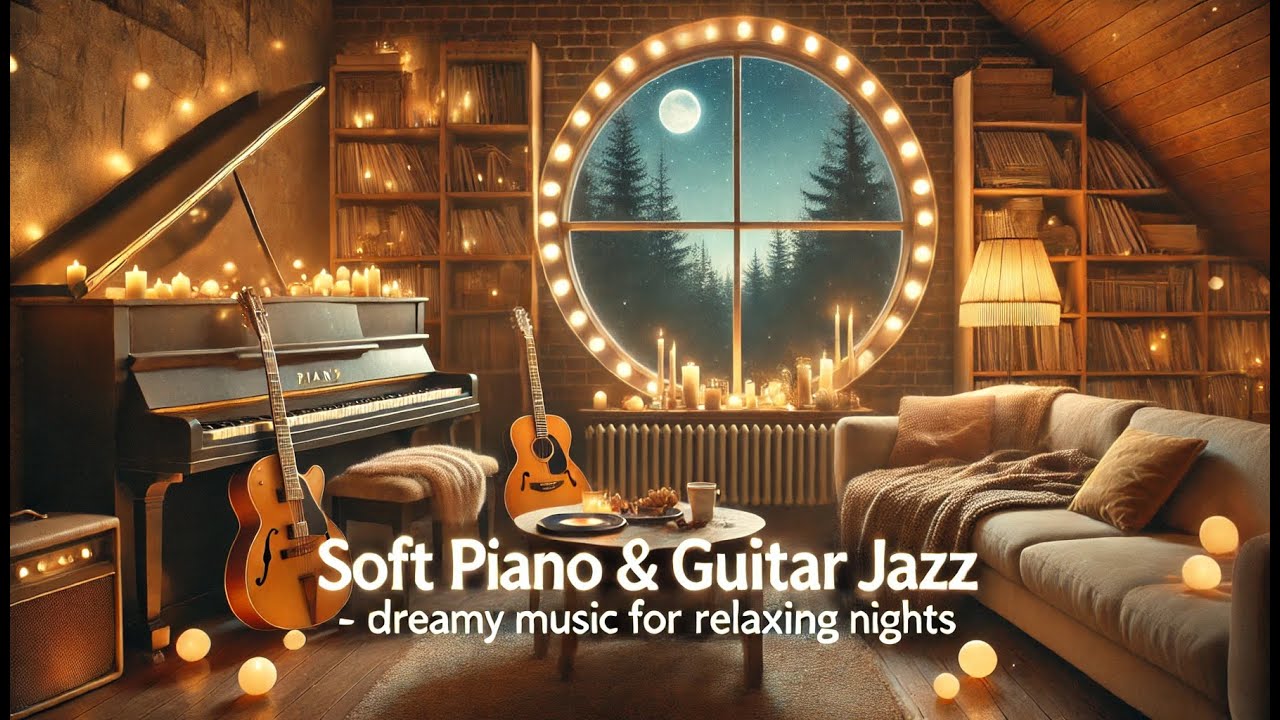 Soft Piano & Guitar Jazz - Dreamy Music for Relaxing Nights - YouTube Music
