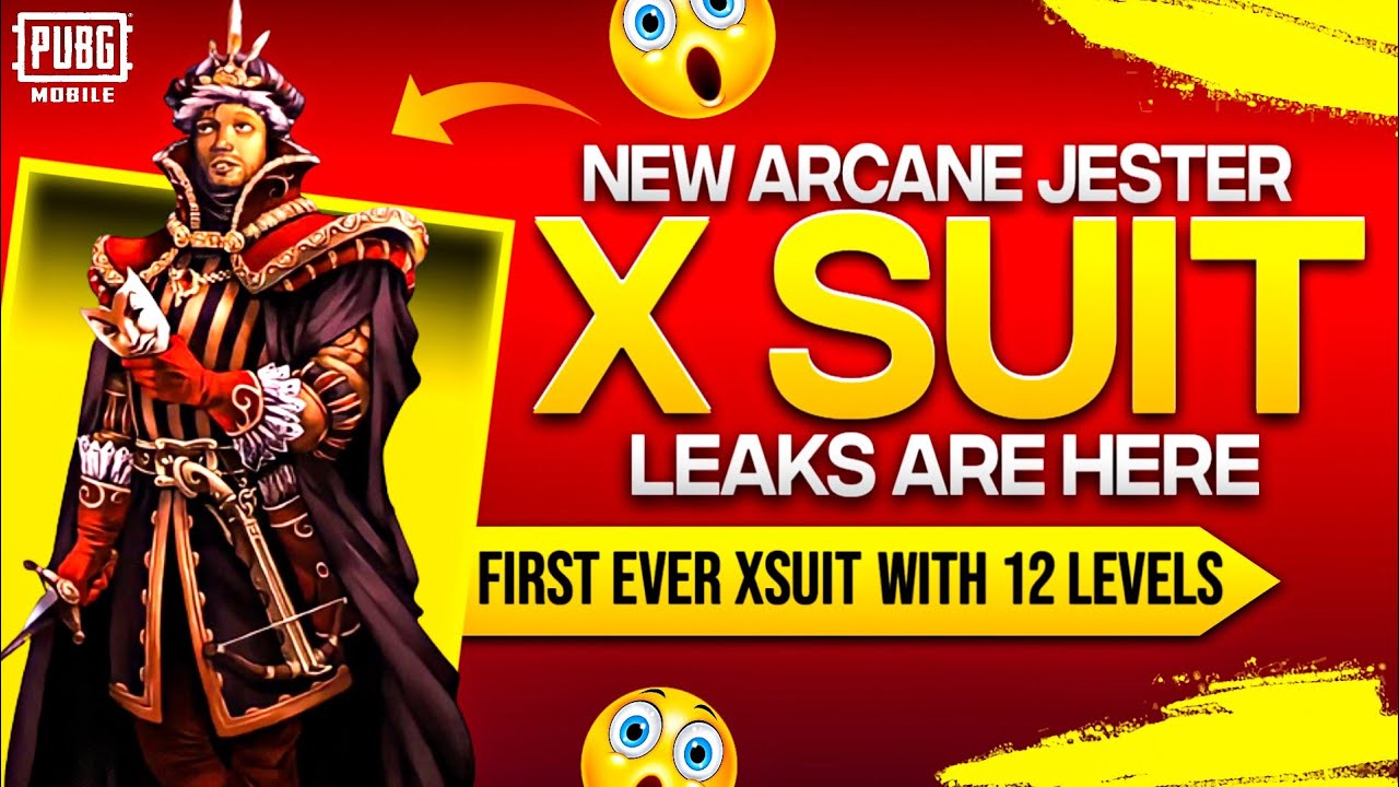 NEW ARCANE JESTER X SUIT LEAKS ARE HERE 😍 | 12 Level XSUIT 😱 | PUBGM ...