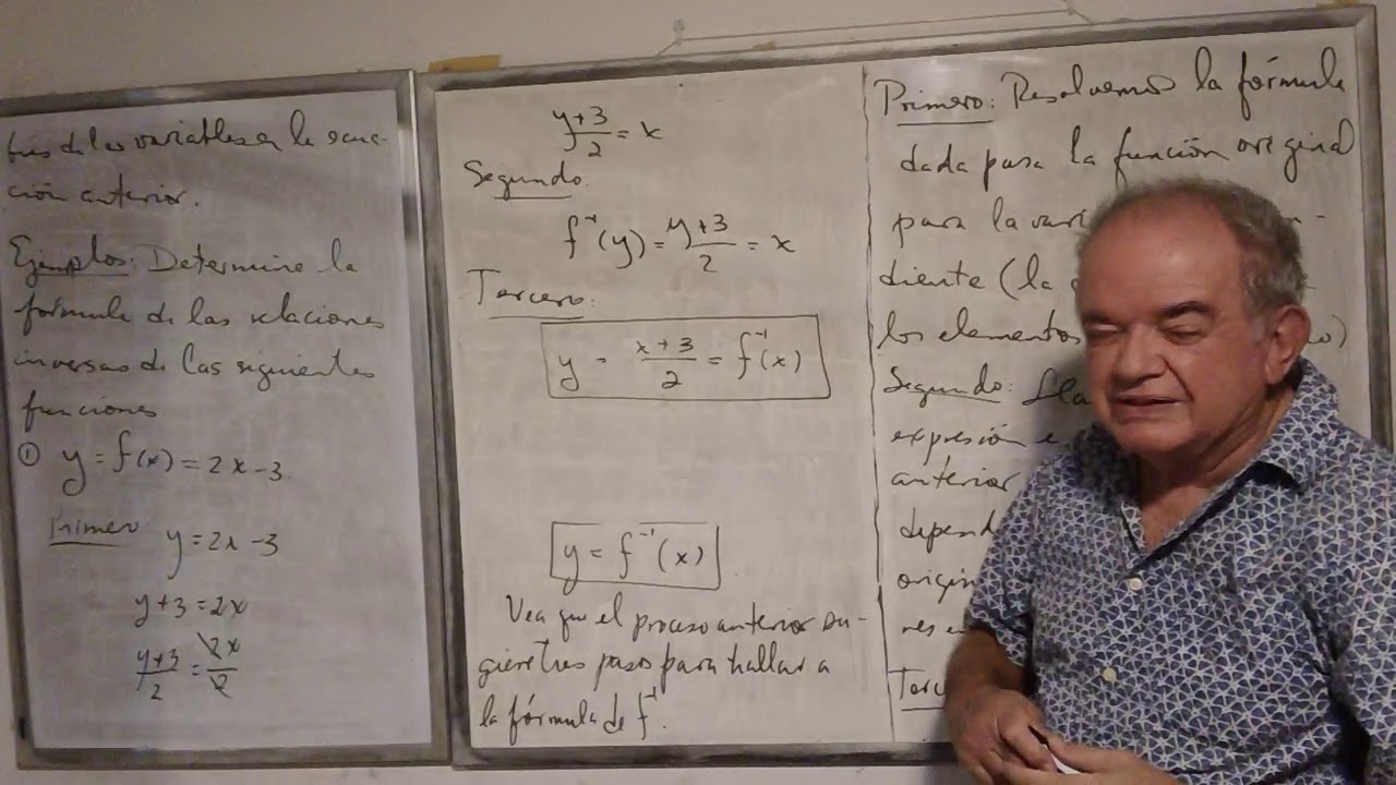 Pre Cálculo - Lección 34 - B (la fórmula de la relación inversa) - YouTube