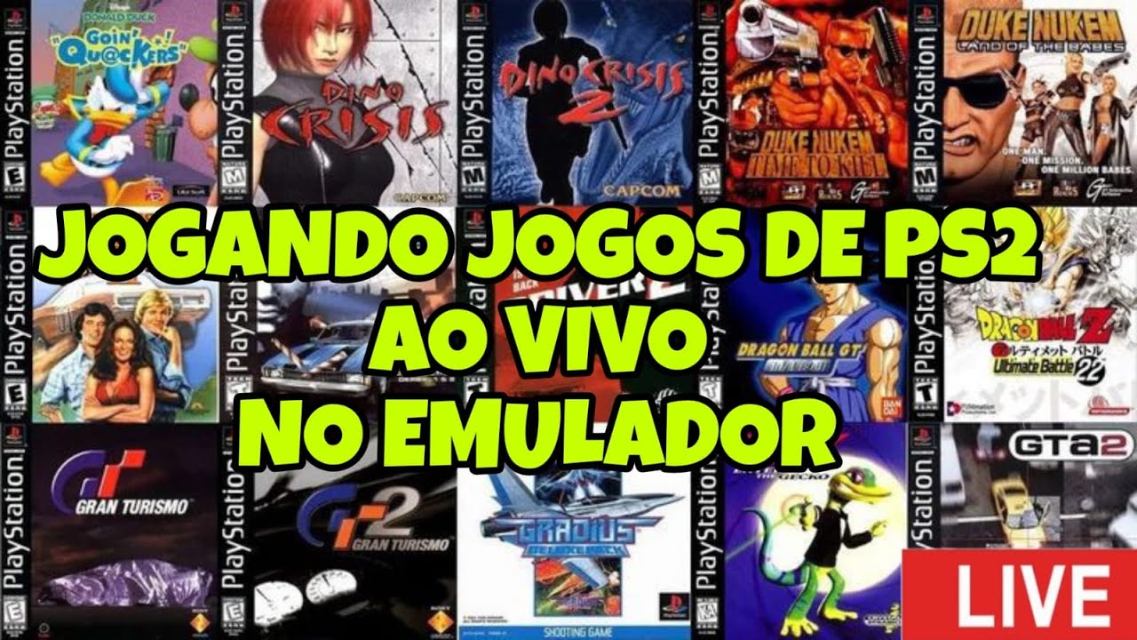 JOGOS DE PS2 AO VIVO NO EMULADOR MUITOS JOGOS DUBLADOS GRATIS #ps2 # ...