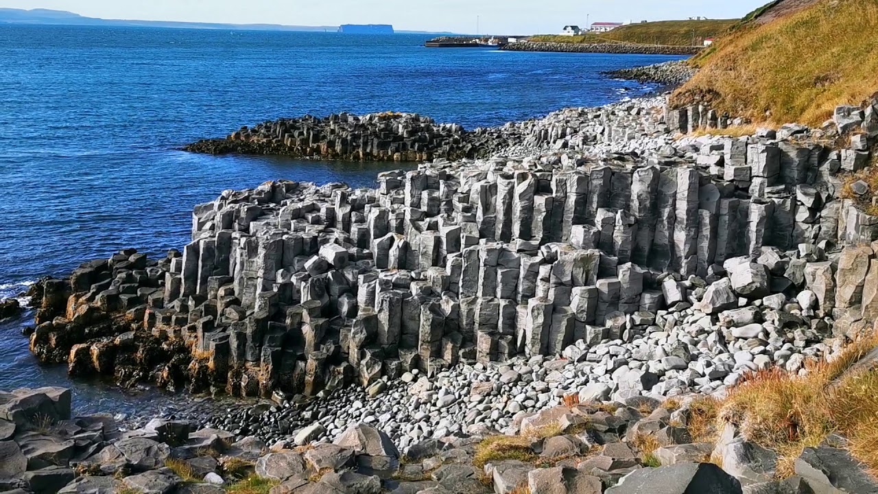 Hofsos Islanda coloane de bazalt - YouTube