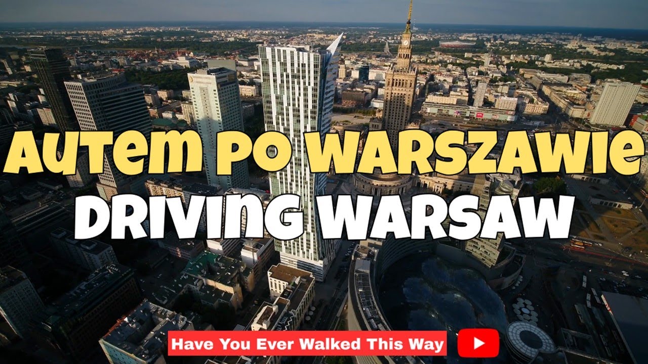 Autem po Warszawie o 5 rano / Car Driving in Warsaw at 5 am / Poland ...