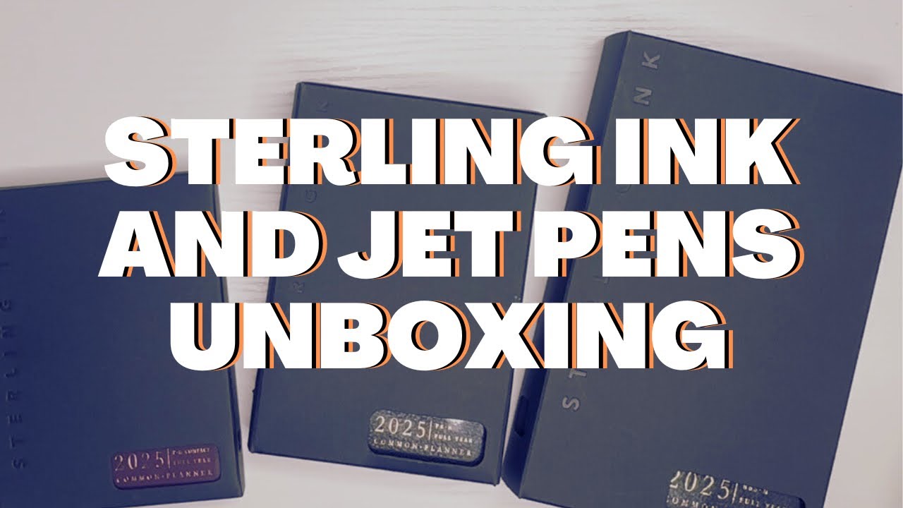 Sterling Ink and Jet Pens Unboxing - Decision Chaos Ensues - YouTube