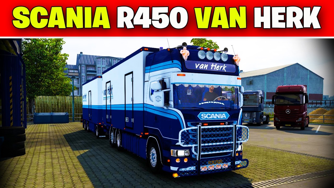 🚛 Scania R450 Van Herk | DER MODERNE ETS2-MOD - YouTube