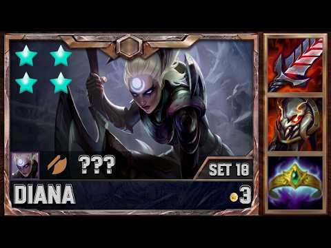DÜNYADA TEK 4 YILDIZ DİANA !!?? | TFT SET 18 | ÖĞRETİCİ