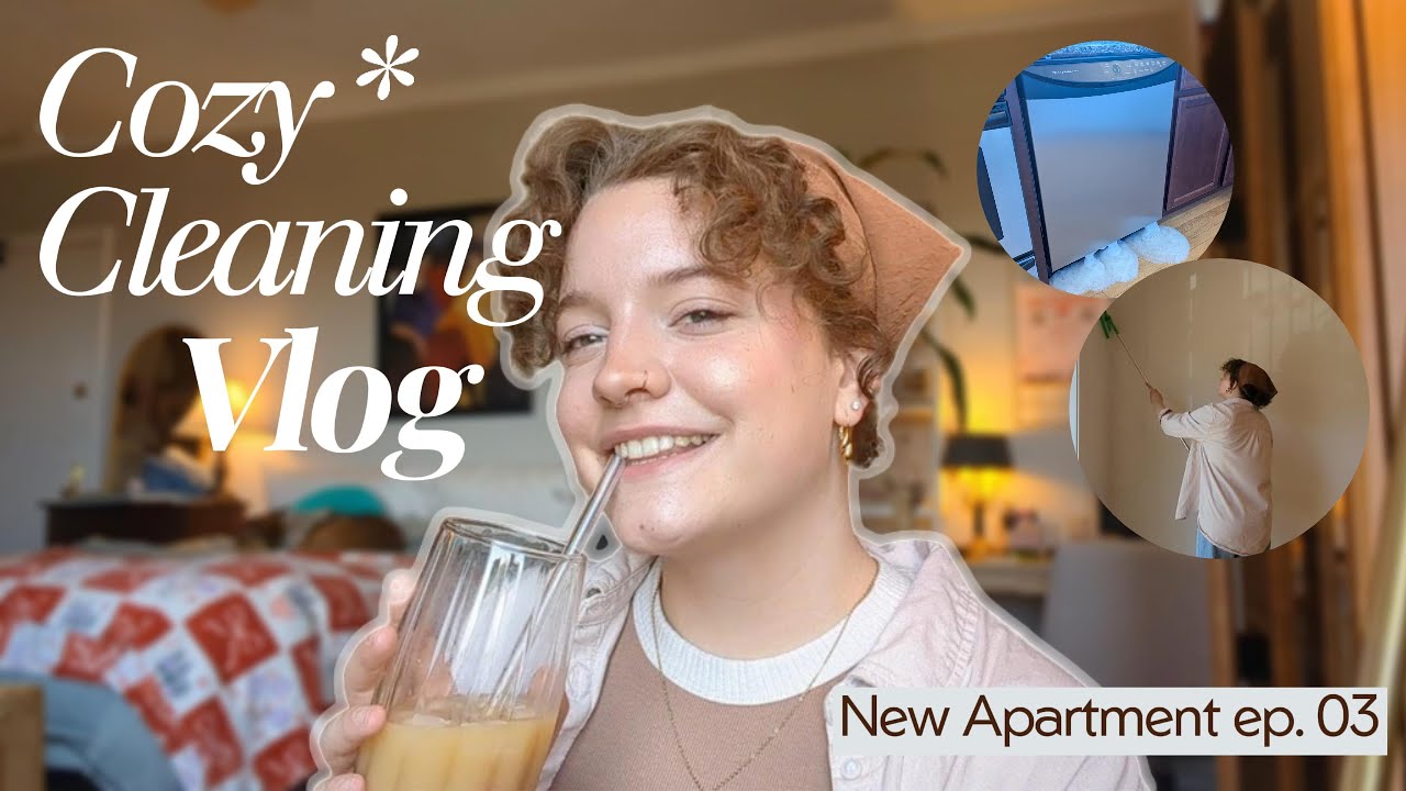Cozy cleaning vlog!! New apartment ep. 03 - YouTube