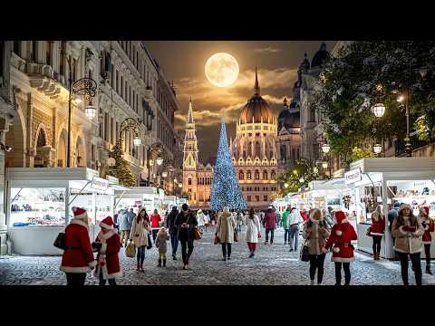 Avrupa'nın en büyülü yılbaşı ışıkları 🎄Budapeşte'yi daha önce hiç böyle görmediniz!