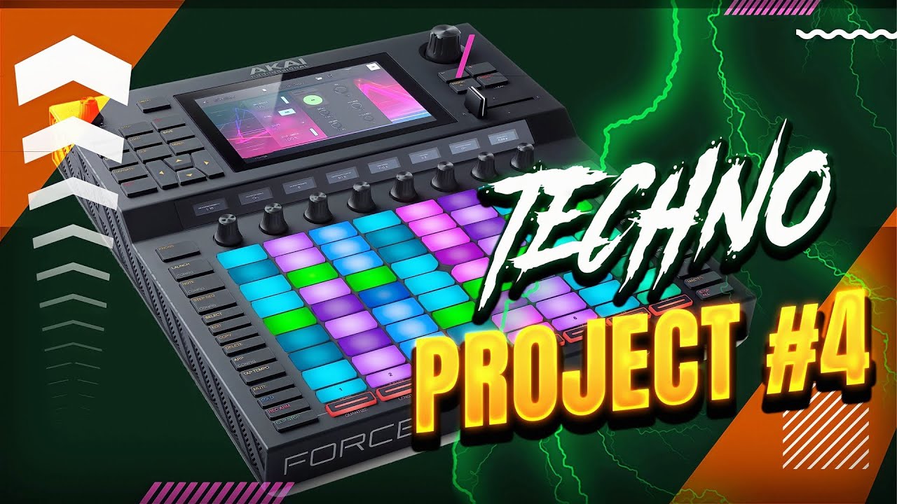 🎹 AKAI FORCE 🎹 🔴 TECHNO PROJECT#04 🔴 - YouTube