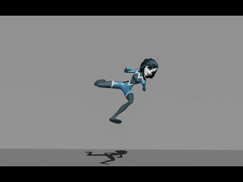 kick animation - YouTube