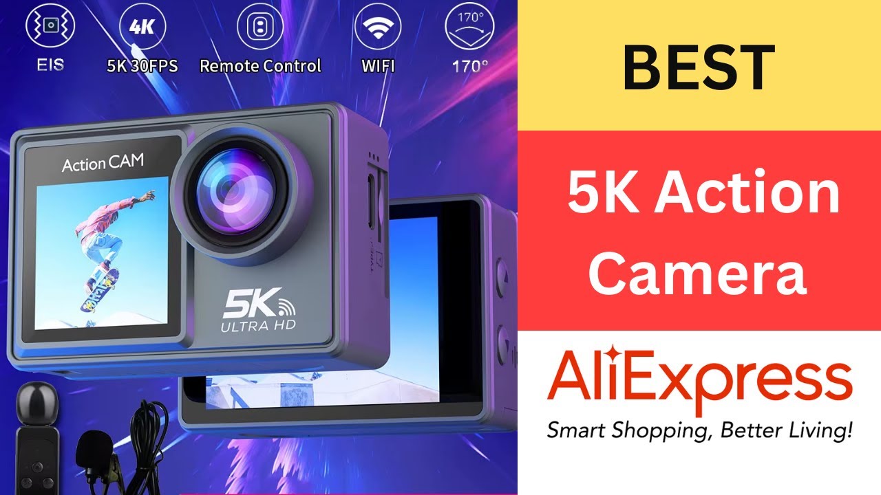 Best 5K Action Camera on AliExpress | 4K60FPS with Dual IPS Touch LCD ...