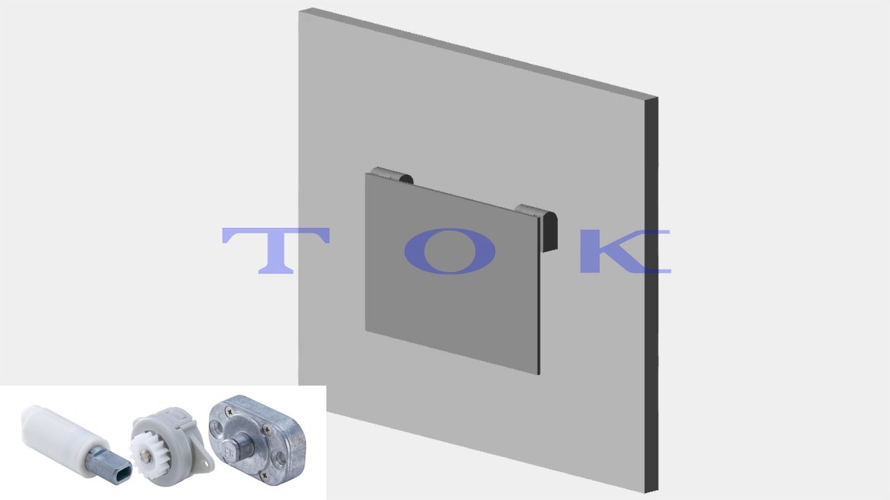Rotary Damper for Folding Table [TOK, Inc.] - YouTube