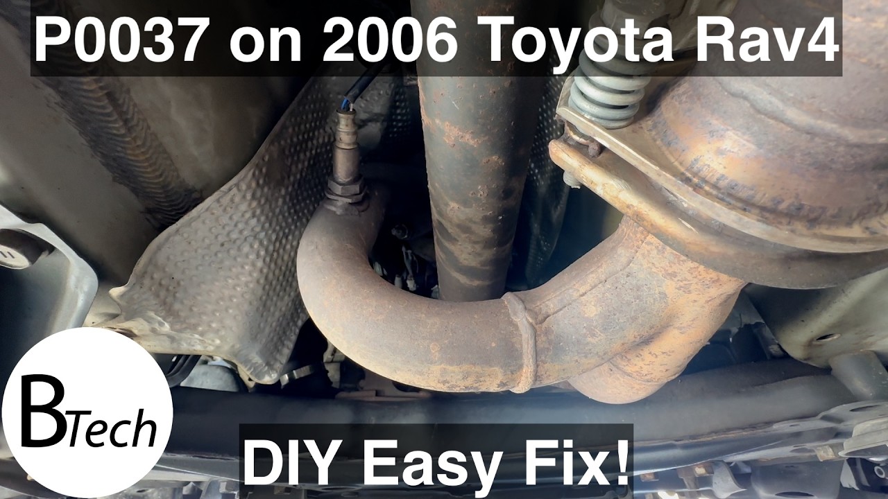P0037 on 2006 Gen 3 Toyota Rav4 - Easy fix - YouTube
