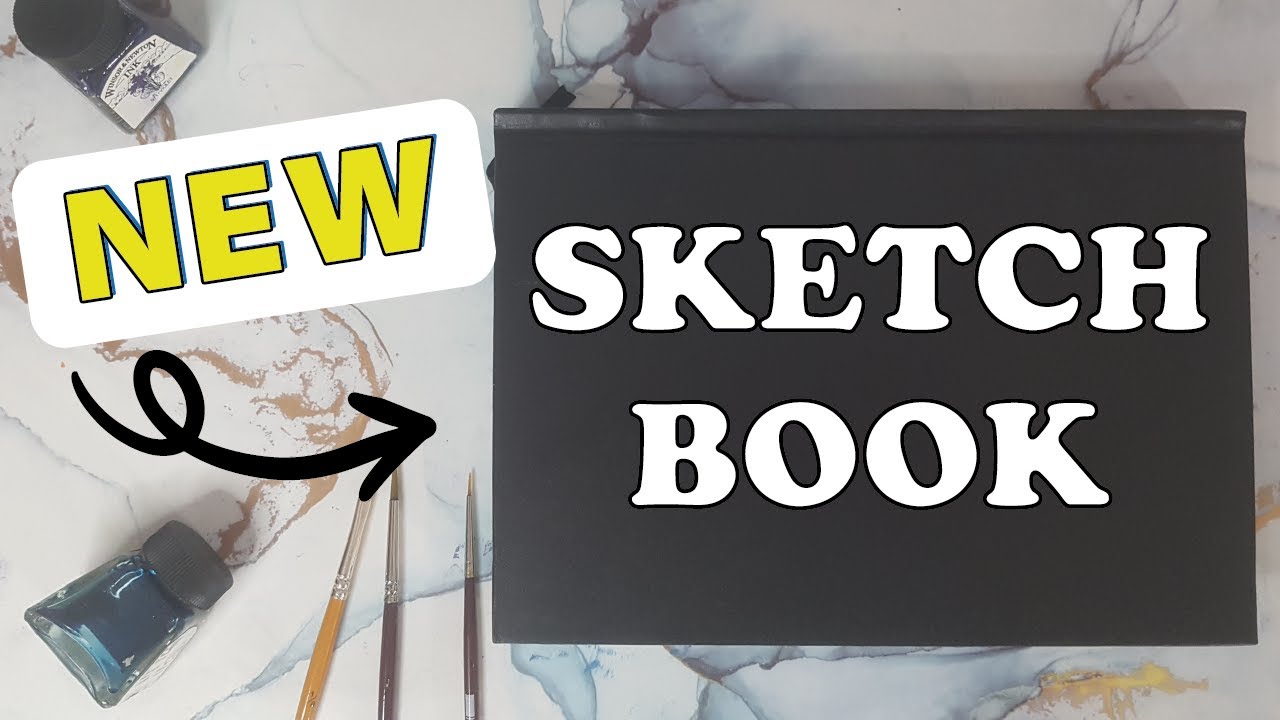 How to start a new SKETCHBOOK- Make the first page fun- Sketchbook ...