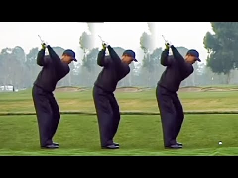 TIGER WOODS GOLF SWING 2002 - SLOW MOTION - YouTube