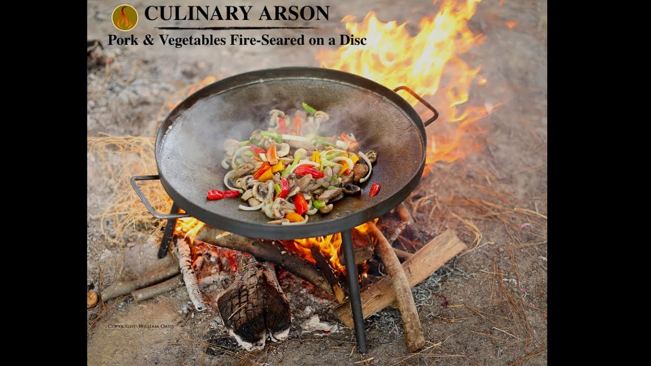 Live-Fire Discada: Pork and Vegetables Grilled on a Hot Tractor Disc ...