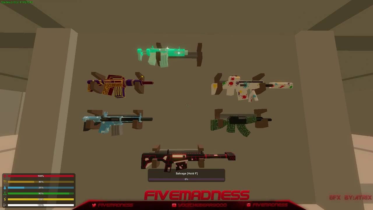 Unturned Showcase Inventory and Current Load out - YouTube