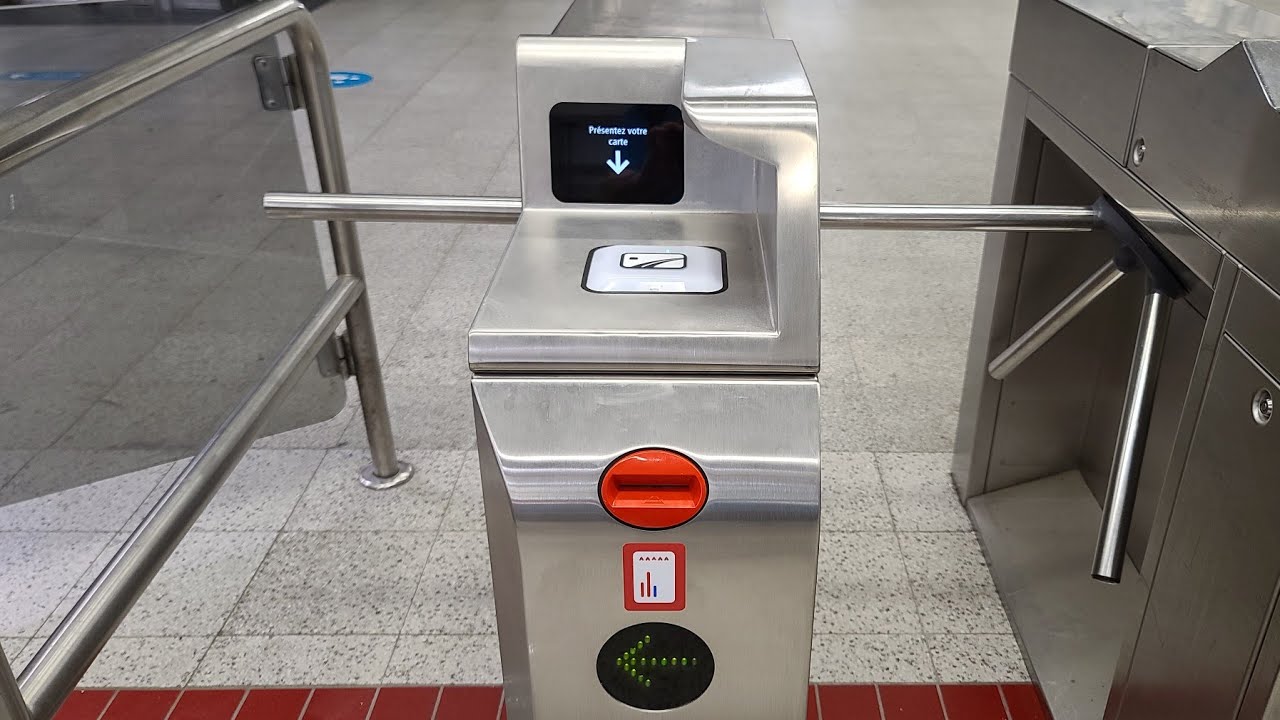 New Opus card readers / turnstiles at Berri-UQAM Metro Station in ...