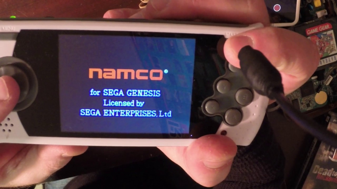 Sega Portable Handheld Genesis by Atgames review and rom overview - YouTube