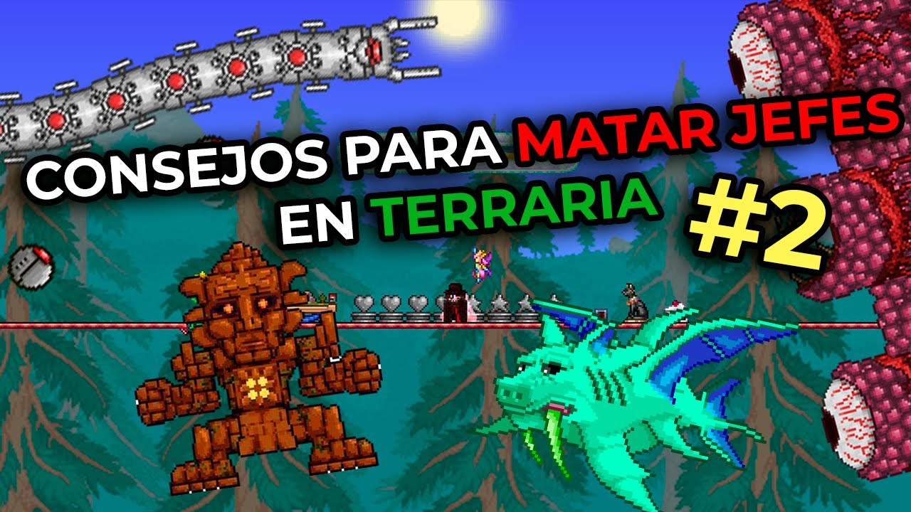 CONSEJOS PARA MATAR JEFES EN TERRARIA #2 || GUIA PARA PRINCIPIANTES ...