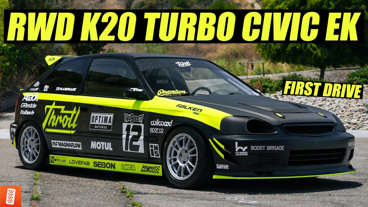 Building a Rear Wheel Drive, K20 Turbocharged Honda Civic EK Hatchback ...