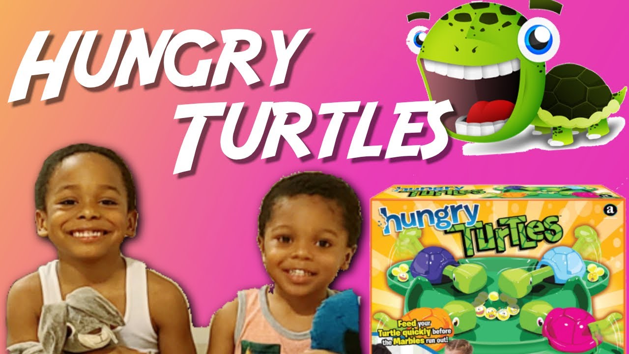 Hungry Turtles Game - Kody and Kayden Toy Review - YouTube