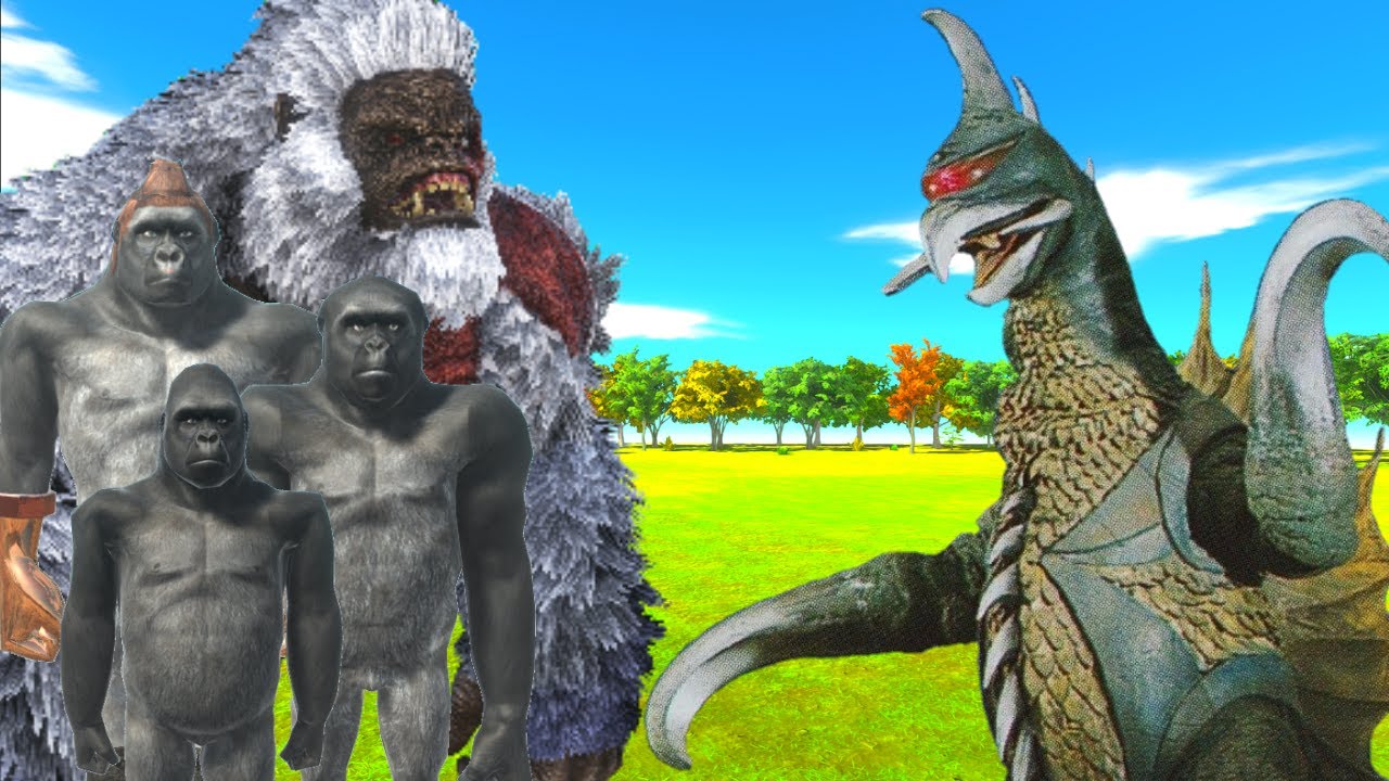 X3 PRIMATES + MEGA PITHECUS (ARK) ATTACK GIGAN AT HIS HOUSE - ARBS PC ...