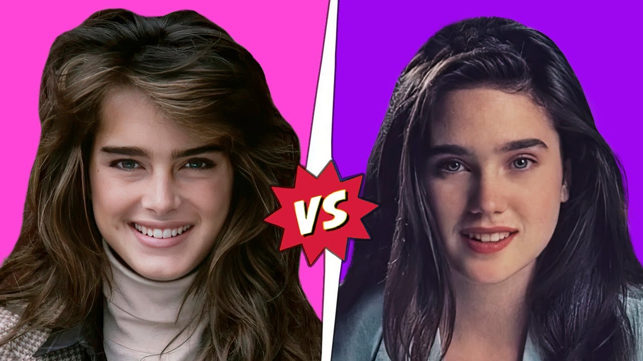 Brooke Shields vs Jennifer Connelly - Through the Years (Face Morph ...