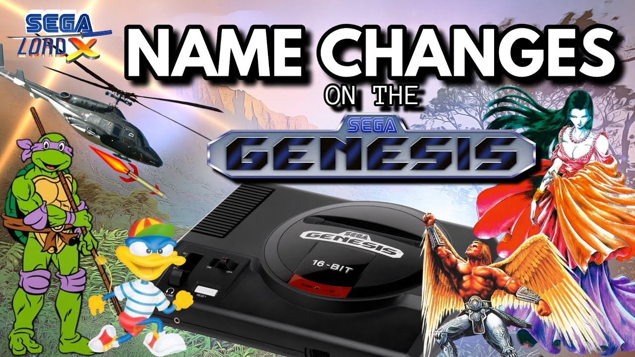 Name Changes on the Sega Genesis - YouTube
