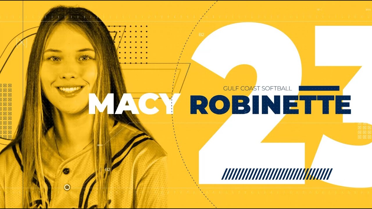 Behind the Ball w/ #23 Macy Robinette - GCSC Softball 2024 - YouTube