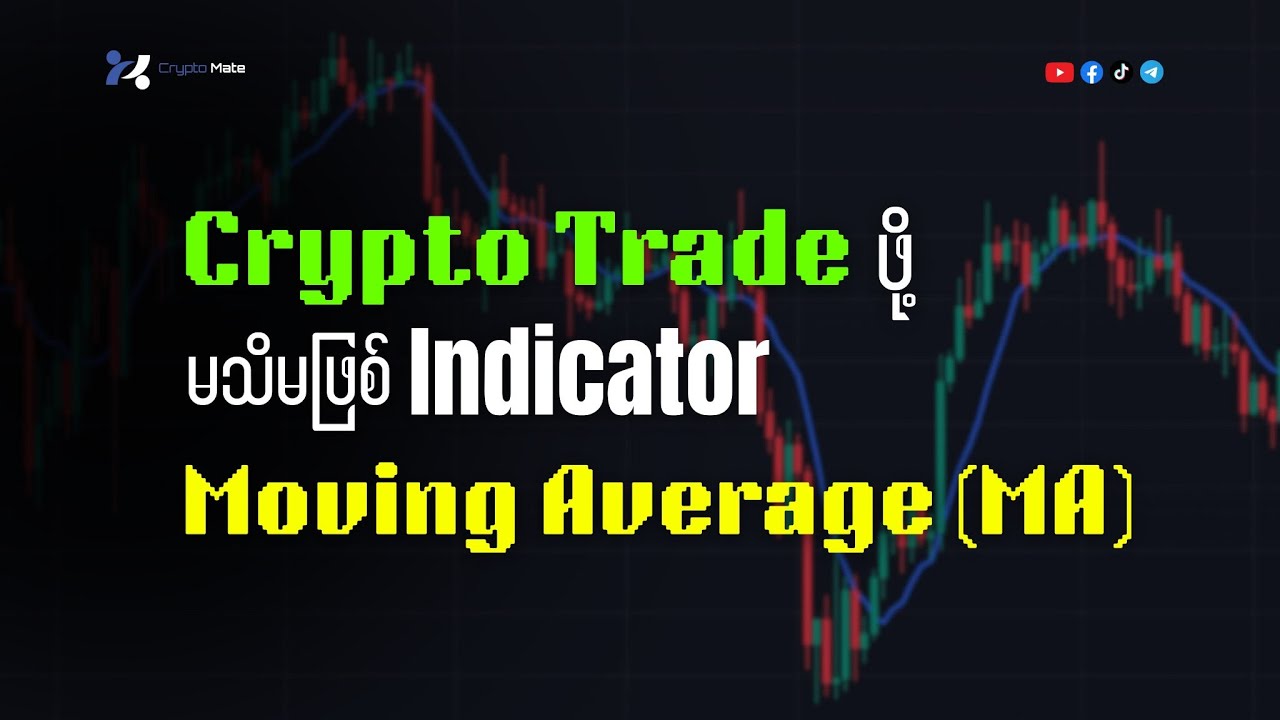 Moving Average(MA) Indicator သုံးပြီး Crypto Trade နည်း - Beginner Guide - YouTube