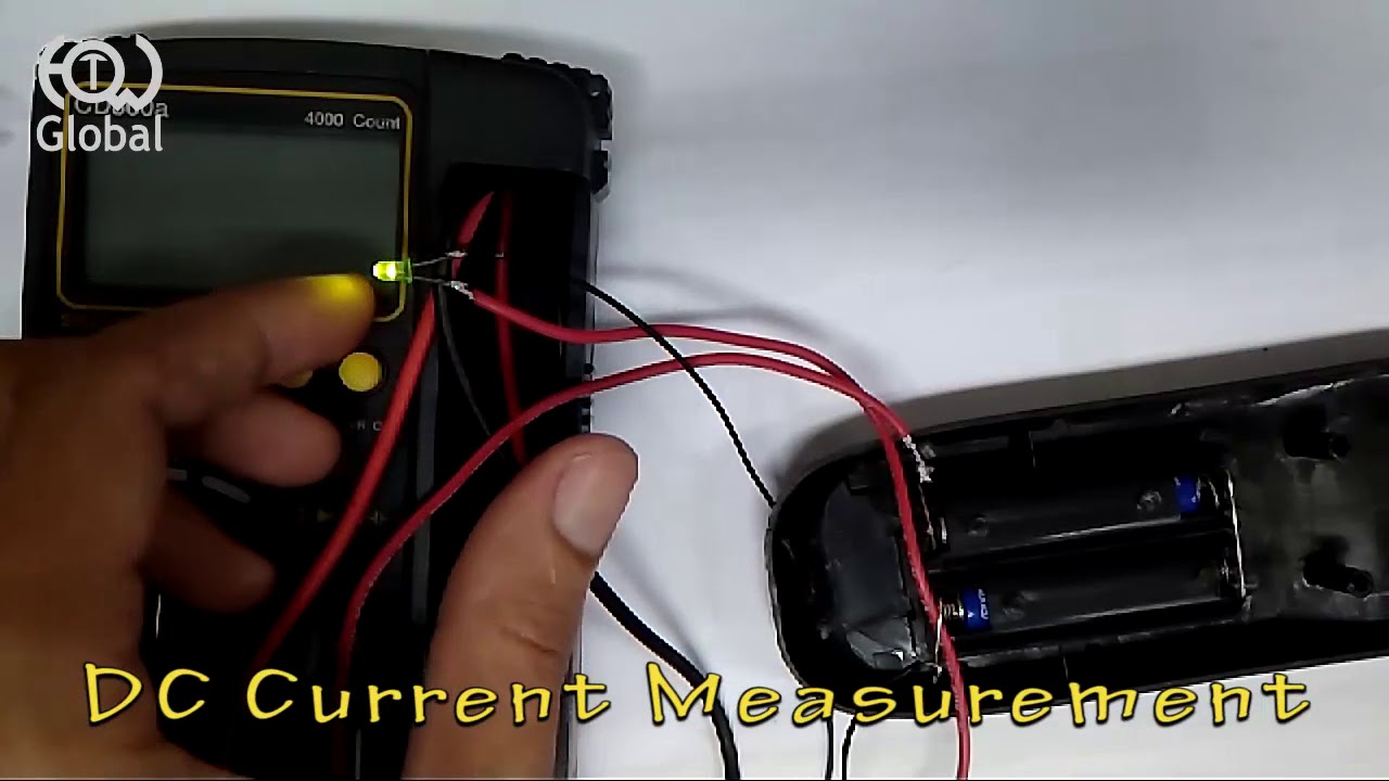 How to measure AC Current and DC Current with Digital Multimeter - YouTube