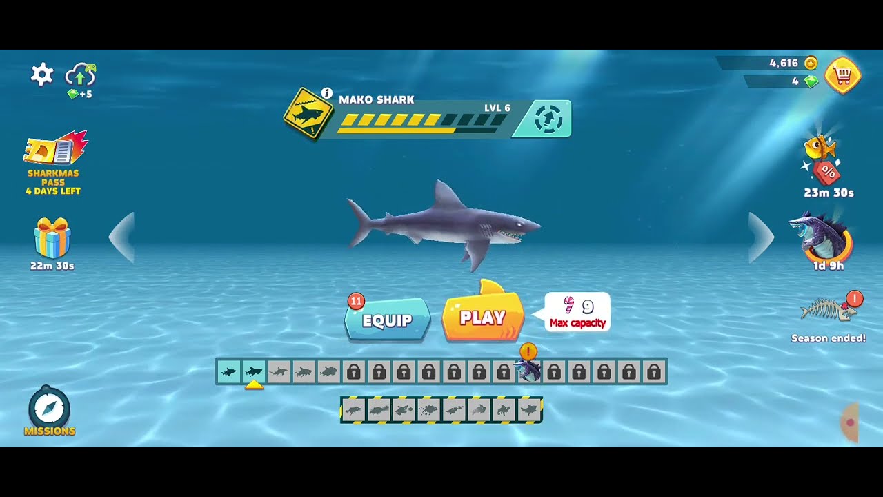 HUNGRY SHARK EVELUTION PART 1 #shark #hungryshark - YouTube