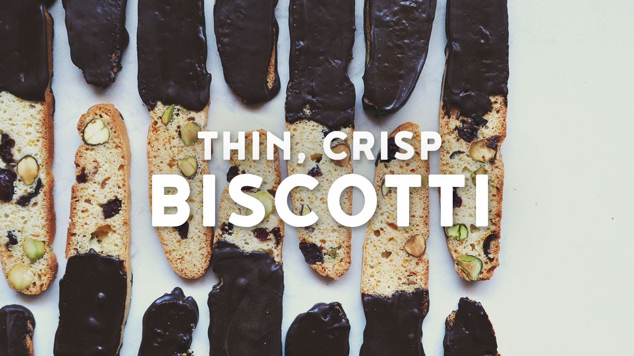 Thin Biscotti Recipe For The Holidays + A Quick Tempered Chocolate Coat ...