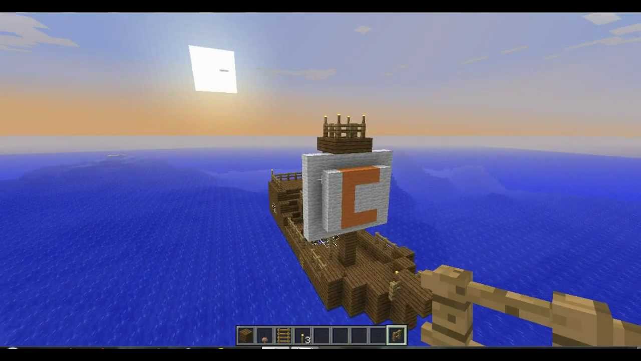 Barco en minecraft (SUPER&CONSTRUCCIONES-3) - YouTube