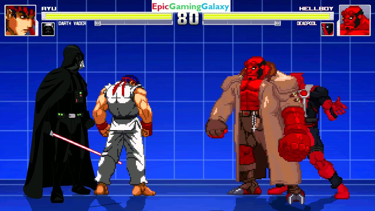 MUGEN Watch Mode Matches / Battles / Fights Of Deadpool And Video Game ...