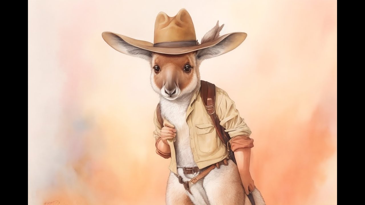 Cuentos Infantiles (El Viaje Saltarín del Canguro Valiente) - YouTube
