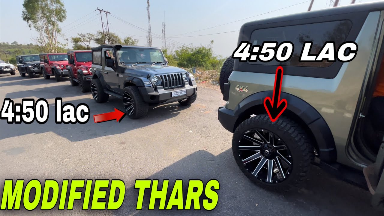 Extreme Off Road With Modified Thar😱 | 4 Lakh Ka Nuksaan 😰 | Alloys ...