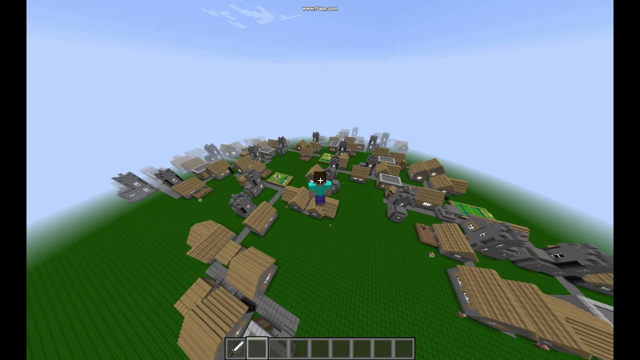 Minecraft : duże wioski [opis] - YouTube