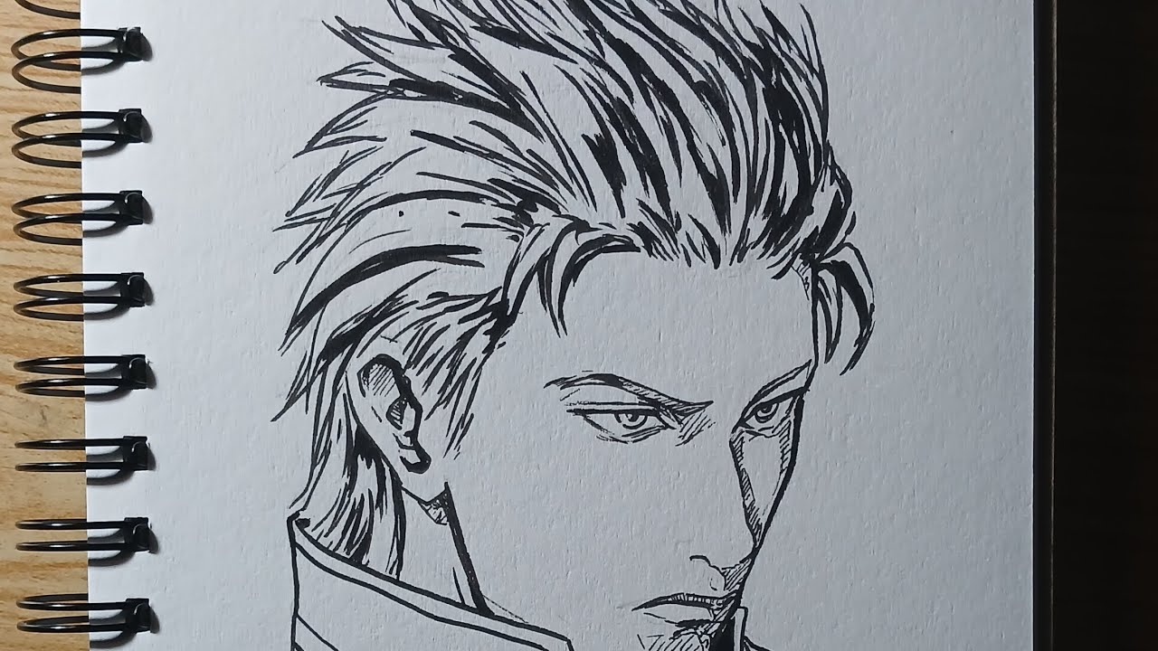 How to draw vergil dmc - YouTube